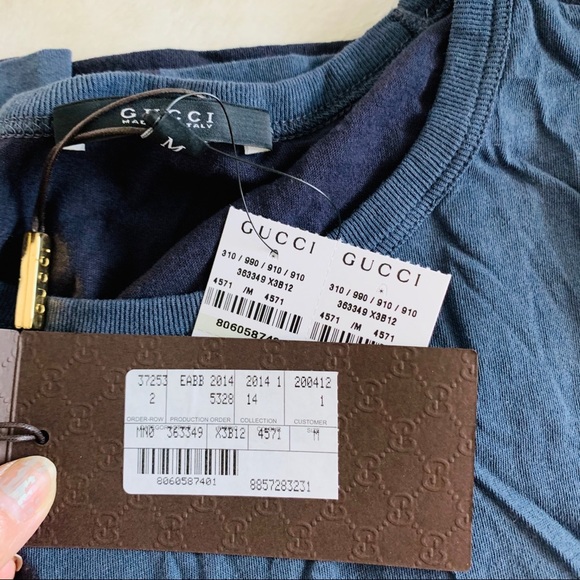 Gucci | Shirts | Nwt Authentic Gucci Crest Logo Front T Shirt | Poshmark